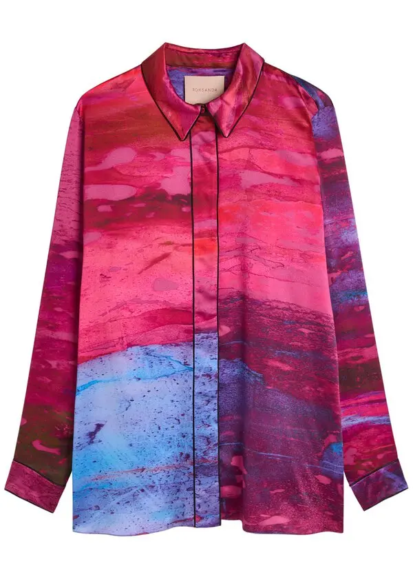 ROKSANDA Leonara Printed Silk Shirt - Multicoloured 1