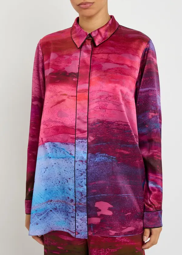 ROKSANDA Leonara Printed Silk Shirt - Multicoloured 1