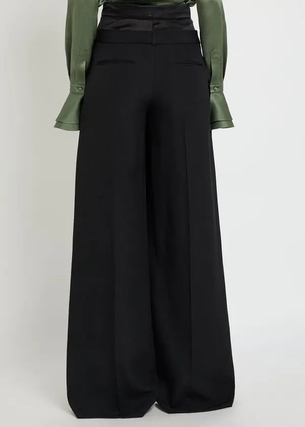 Erdem Layered Wide-leg Trousers