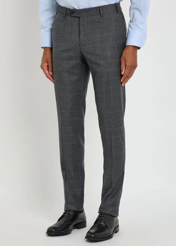 Canali Checked Wool Suit