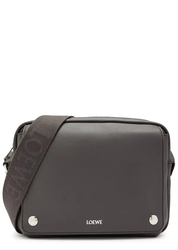 Loewe Leather Cross-body Bag - Grey