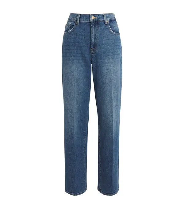 7 For All Mankind Stovepipe Straight Leg Jeans