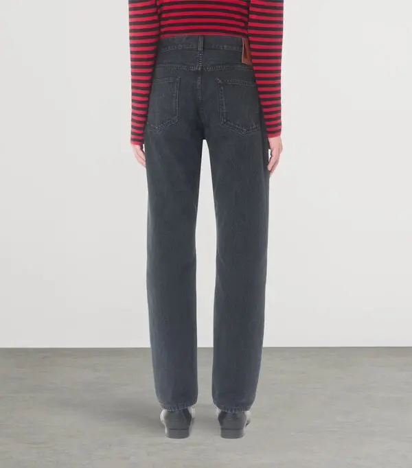 Valentino Garavani Relaxed Straight Leg Jeans - Black