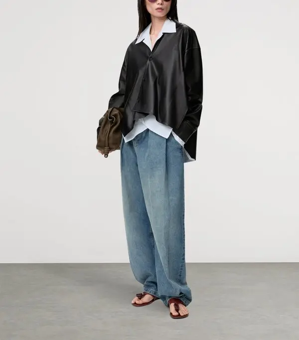 Loewe Nappa Lambskin Draped Shirt