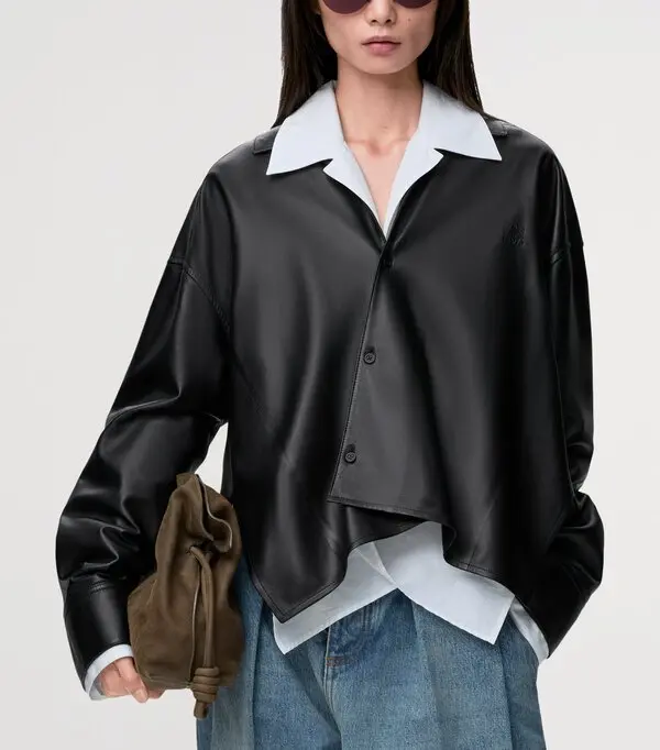 Loewe Nappa Lambskin Draped Shirt