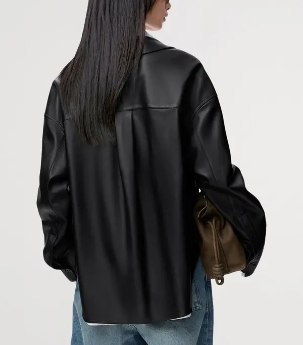 Loewe Nappa Lambskin Draped Shirt