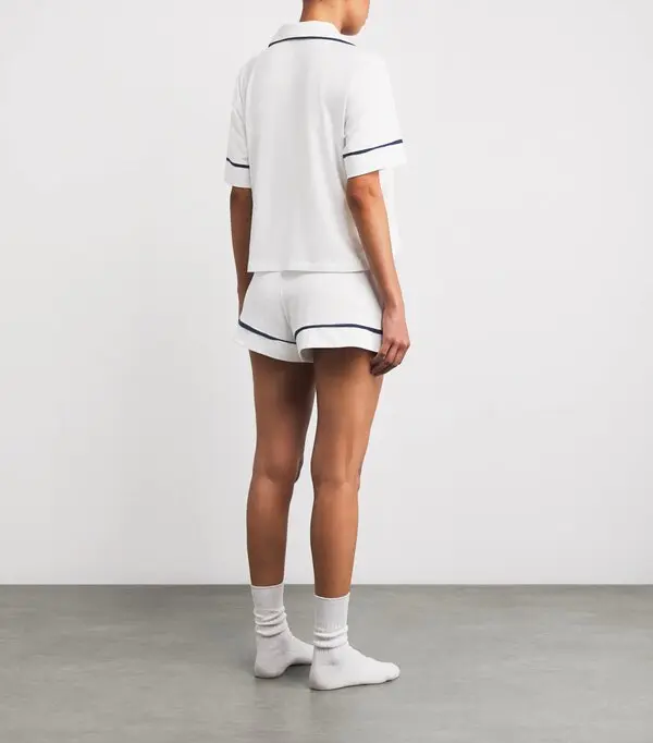 Polo Ralph Lauren Cotton-blend Short Pyjama Set - White