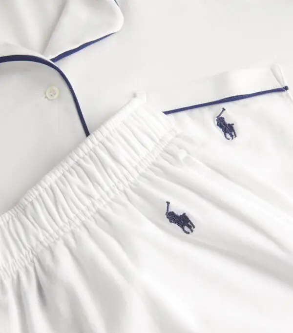 Polo Ralph Lauren Cotton-blend Short Pyjama Set - White