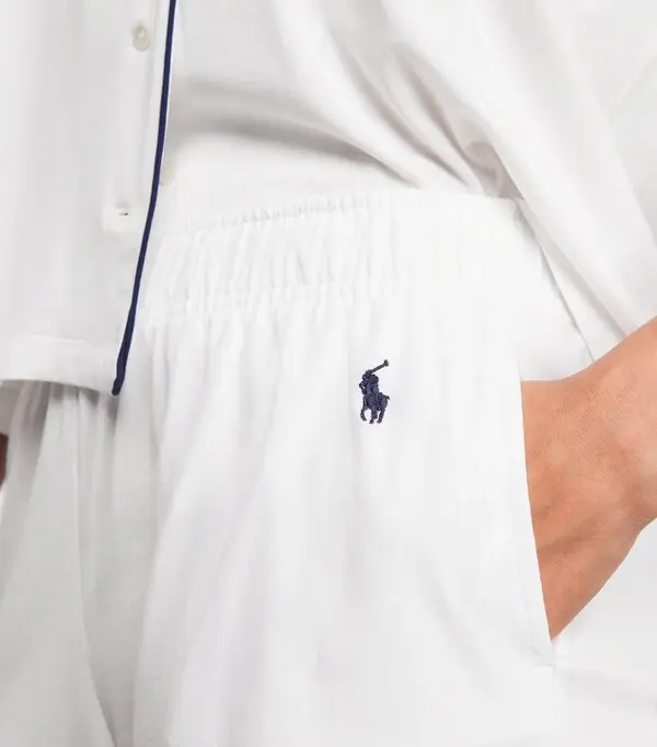 Polo Ralph Lauren Cotton-blend Short Pyjama Set - White