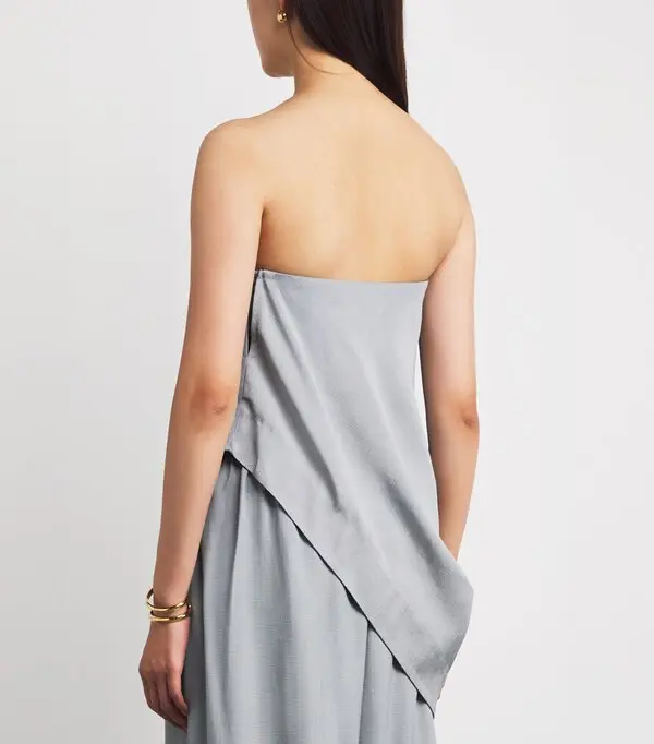 ST. AGNI Asymmetric Draped Top