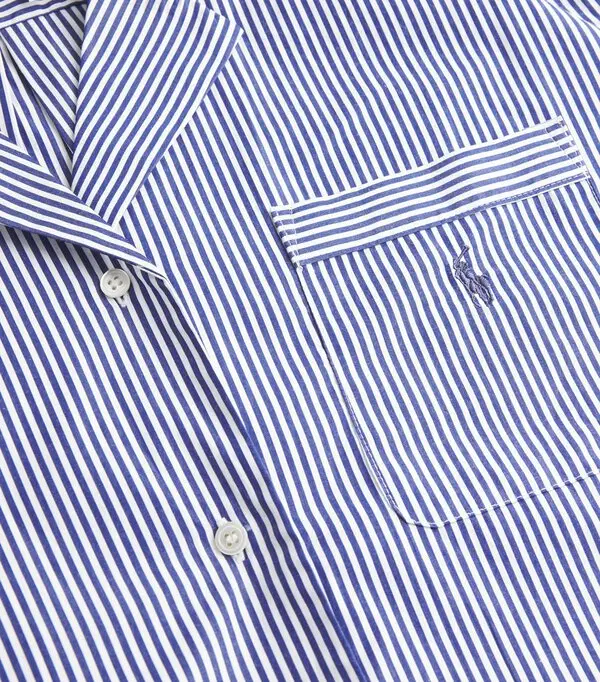 Polo Ralph Lauren Cotton Poplin Stripe Pyjama Shirt