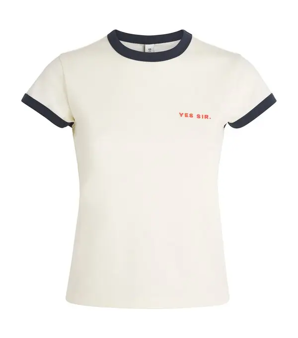 Sir The Label Cotton-blend Fitted T-shirt