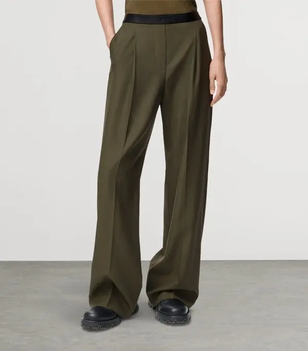Loewe Wool Wide-leg Trousers