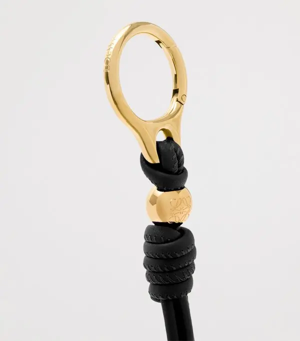 Loewe Leather And Stainless Steel Bag Charm
