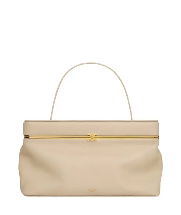 Celine East West Triomphe Frame - Tan
