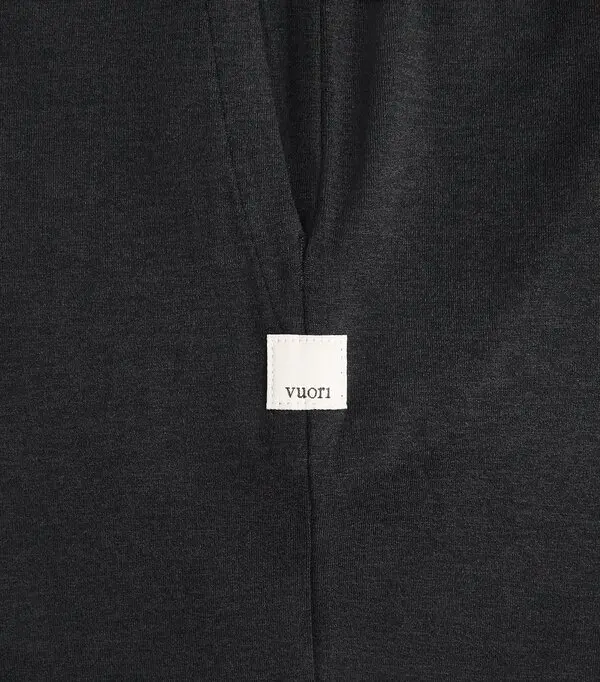 Vuori Dreamknit Halo Essentials Wide Leg Sweatpants - Black