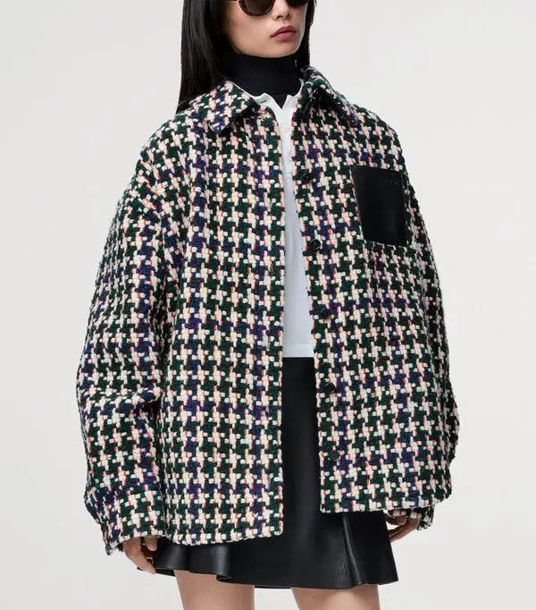 Loewe Tweed Houndstooth Overshirt
