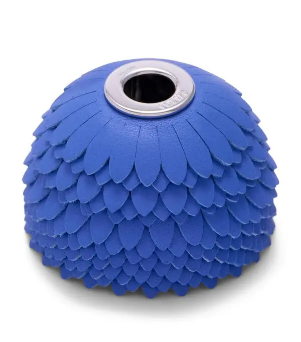 Loewe Leather Flower Dice Bag Charm - Blue