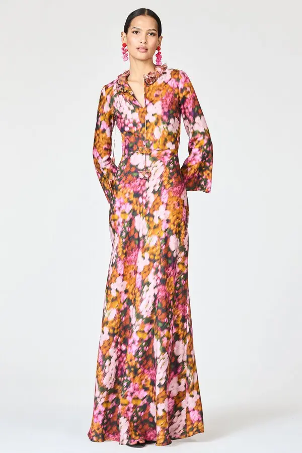 Sachin & Babi Floral Printed Gown
