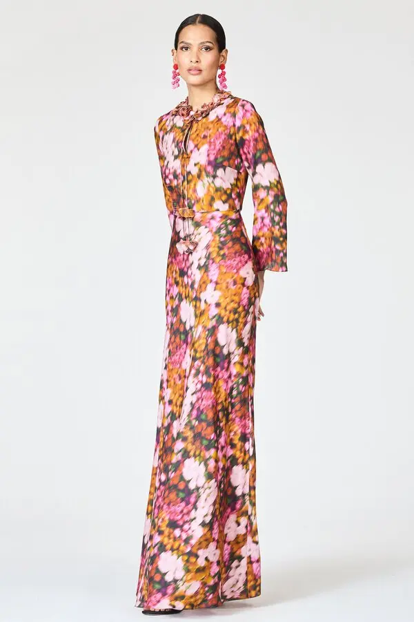 Sachin & Babi Floral Printed Gown