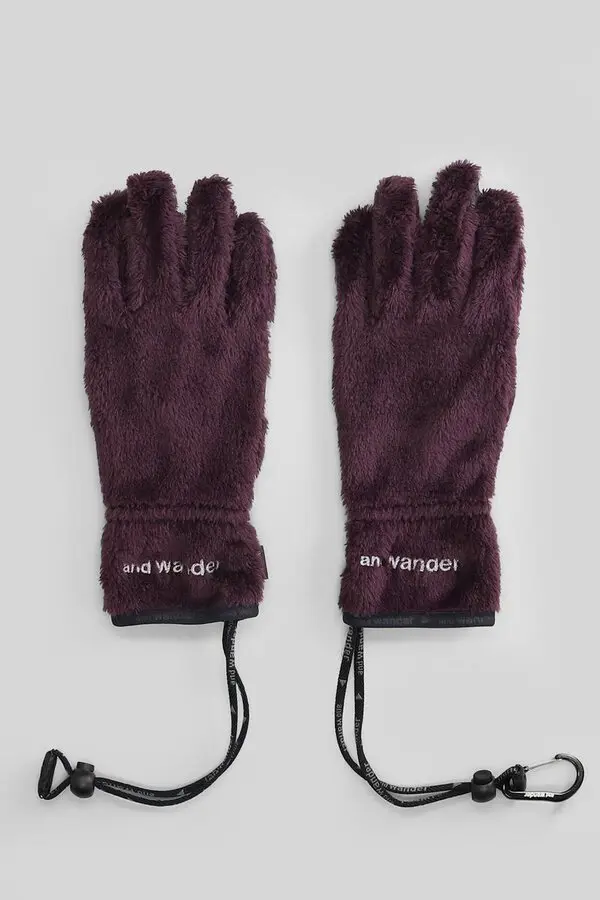 AND WANDER Gloves - Purple