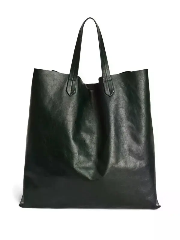 JIL SANDER Tote Bag With Adjustable Strap - Green