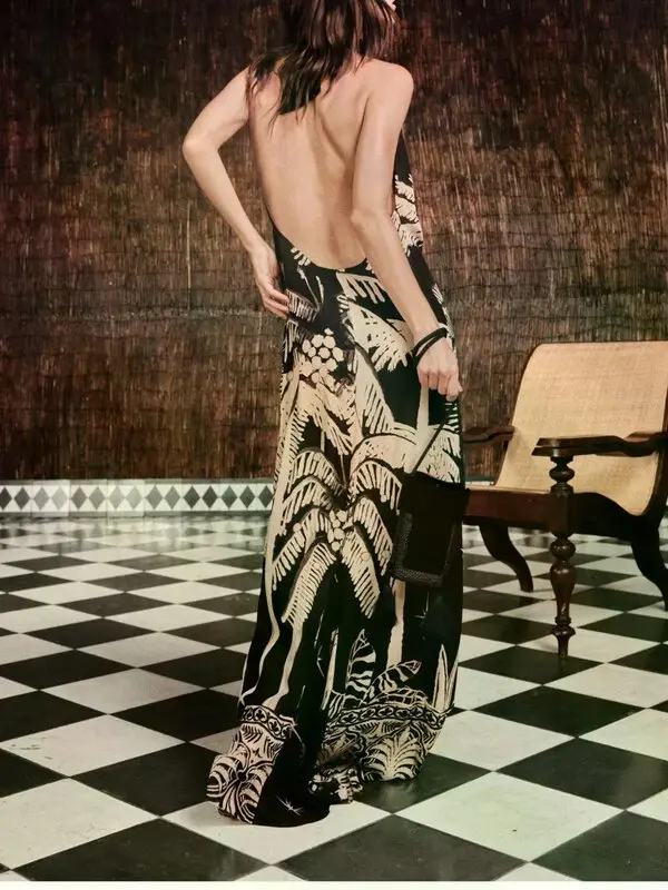 Johanna Ortiz Printed Maxi Dress
