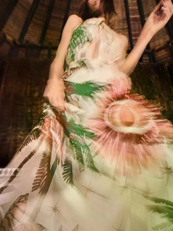 Johanna Ortiz Floral Maxi Dress