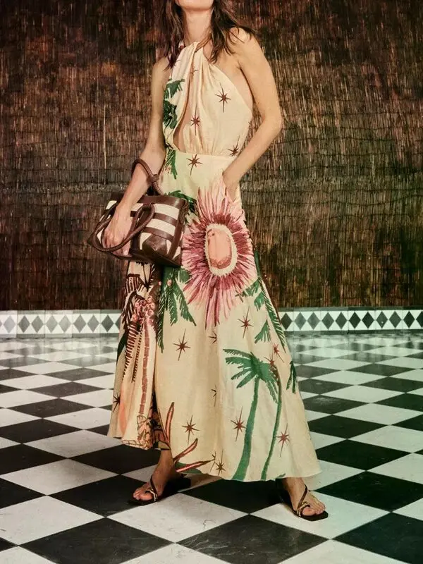 Johanna Ortiz Floral Maxi Dress