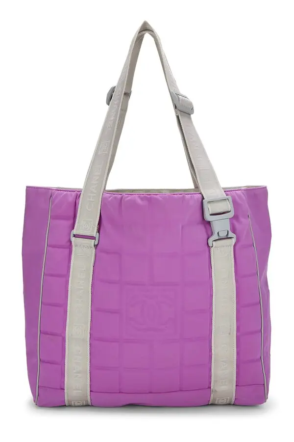 Chanel Sportline Chocolate Bar Tote - Pink