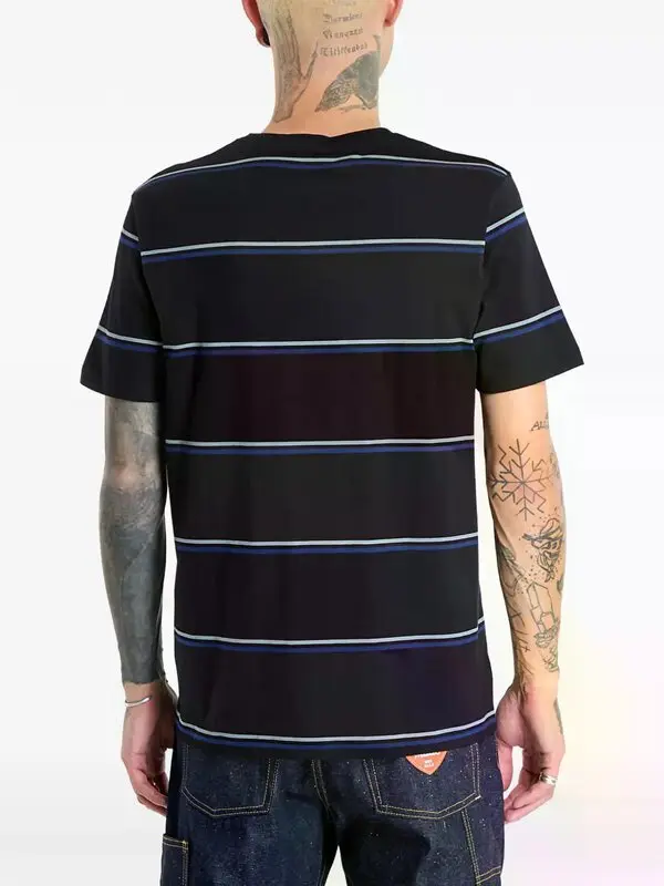 Fred Perry Fine Stripe T-shirt - Black