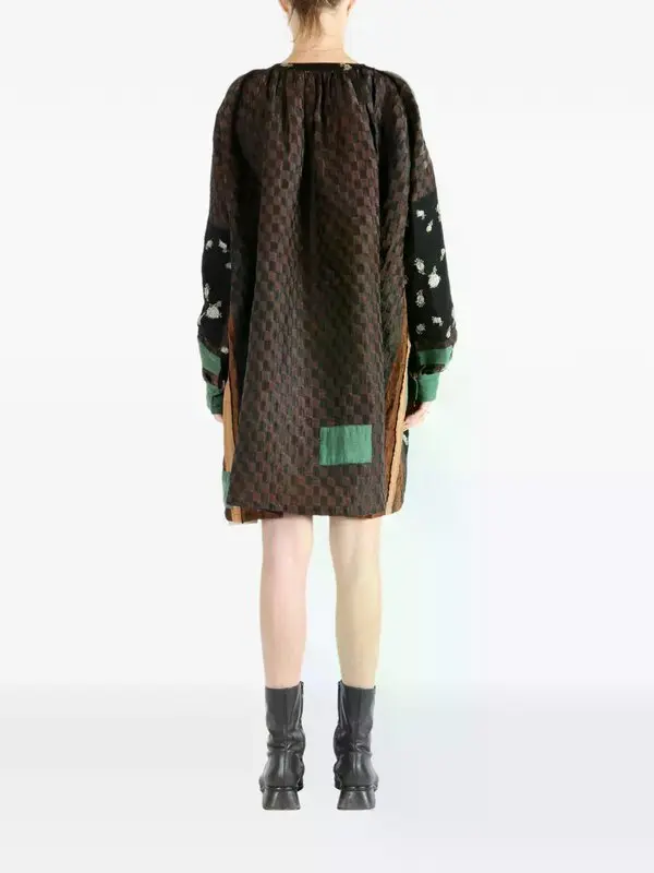 COMMUNS Checks Patchwork Top