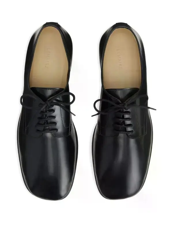 LEMAIRE Square-toe Leather Derby Shoes