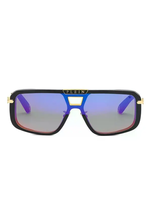 Philipp Plein Rectangular Sunglasses - Black