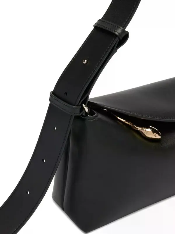 Erdem East West Bloom Shoulder Bag - Black