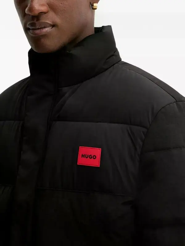 Hugo Logo-detail Quilted Jacket