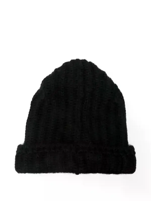 Ermanno Scervino Beaded Ribbed Knit Beanie