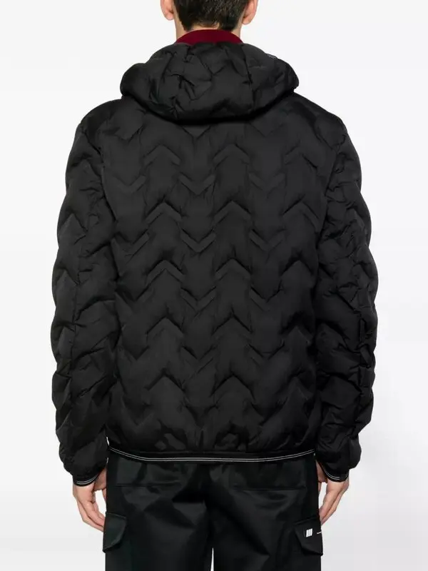 BLAUER. Quilted Hooded Jacket