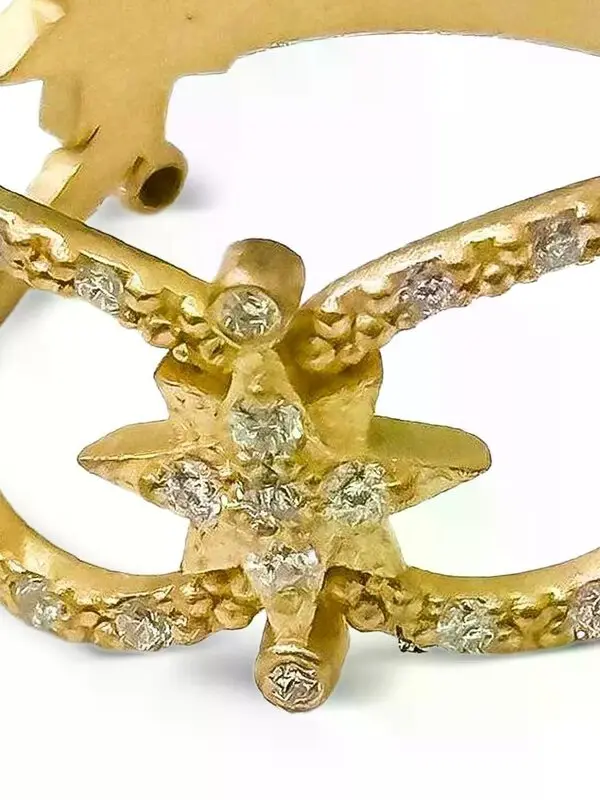 Coomi Yellow Diamond Star Ring