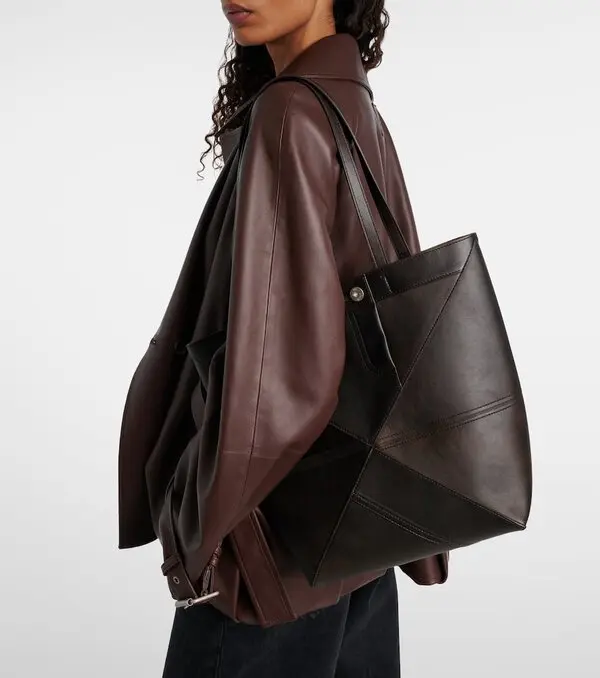 Loewe Puzzle Fold Medium Leather Tote