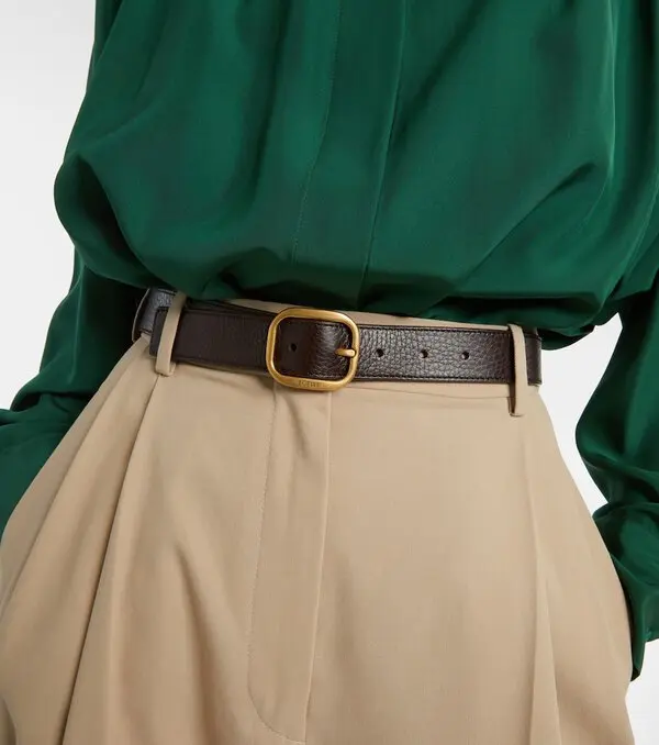Loewe Rounded Leather Belt