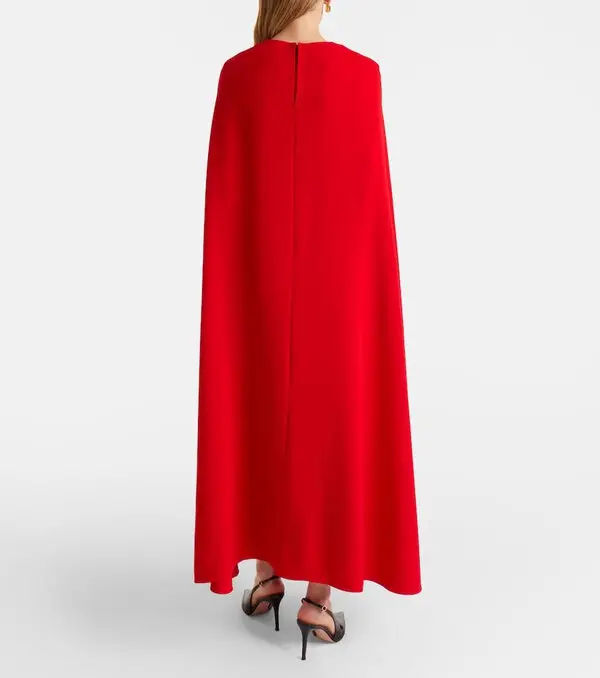Roland Mouret Caped Cady Gown