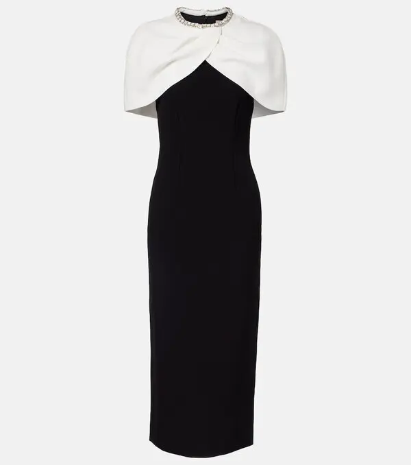 Roland Mouret Crêpe Cocktail Dress - Black