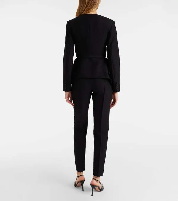 Roland Mouret Crêpe Slim Pants