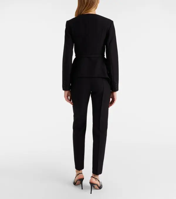Roland Mouret Crêpe Slim Pants