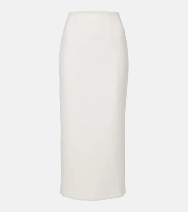 Roland Mouret Crêpe Pencil Skirt - White