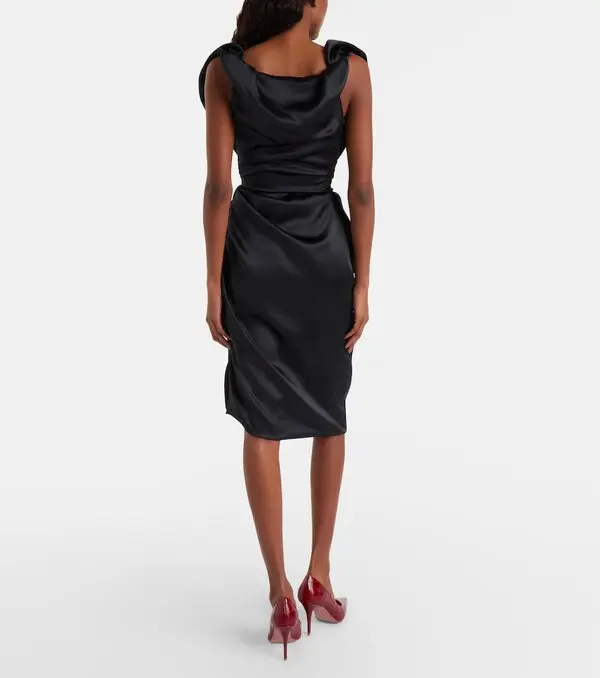VIVIENNE WESTWOOD Draped Midi Dress