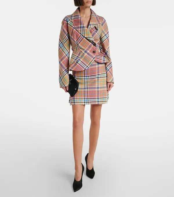VIVIENNE WESTWOOD Stormy Asymmetric Wool Blazer