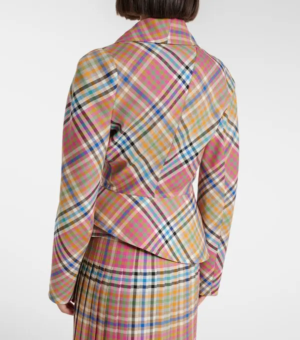 VIVIENNE WESTWOOD Stormy Asymmetric Wool Blazer