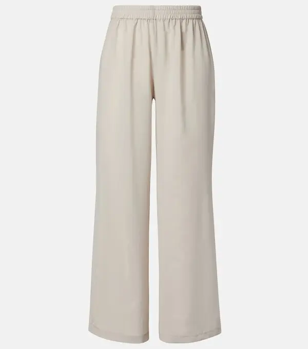 Jade Swim Mika Sheer Wide-leg Pants - Grey
